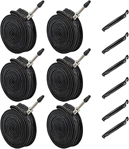 Amazon.com : 6 Pack 700c Bike Tire Tube 700 x 23c 25c 28c 30c 32c 35c 38c 40c 42c Road Bike ...