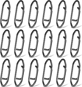 Amazon.com : ValueBargain Fishing Lure Quick Clips, 100 Pcs Stainless ...