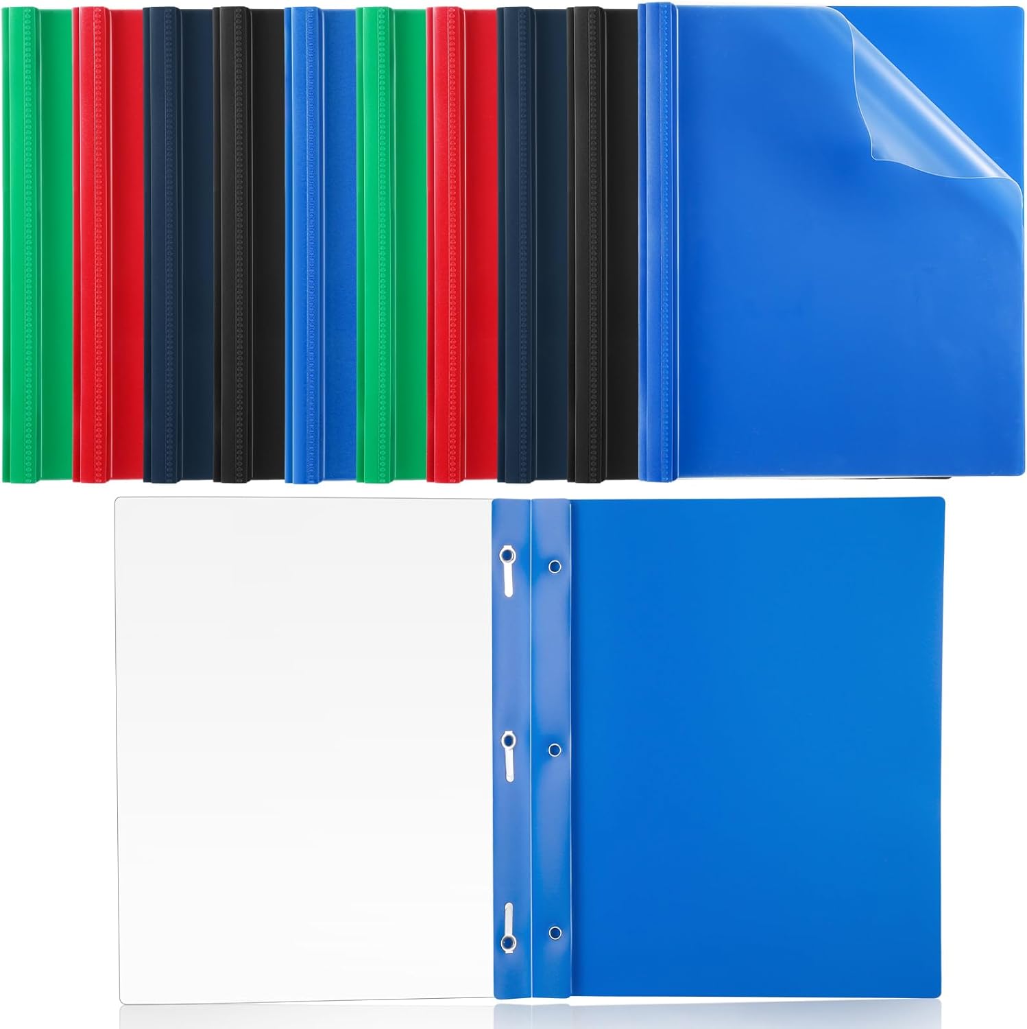 Amazon.com : Seajan 50 Pieces Clear Front Report Covers Plastic Report ...