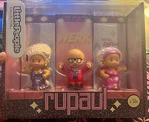 Amazon.com: Little People Collector Rupaul Special Edition Set, 3 ...
