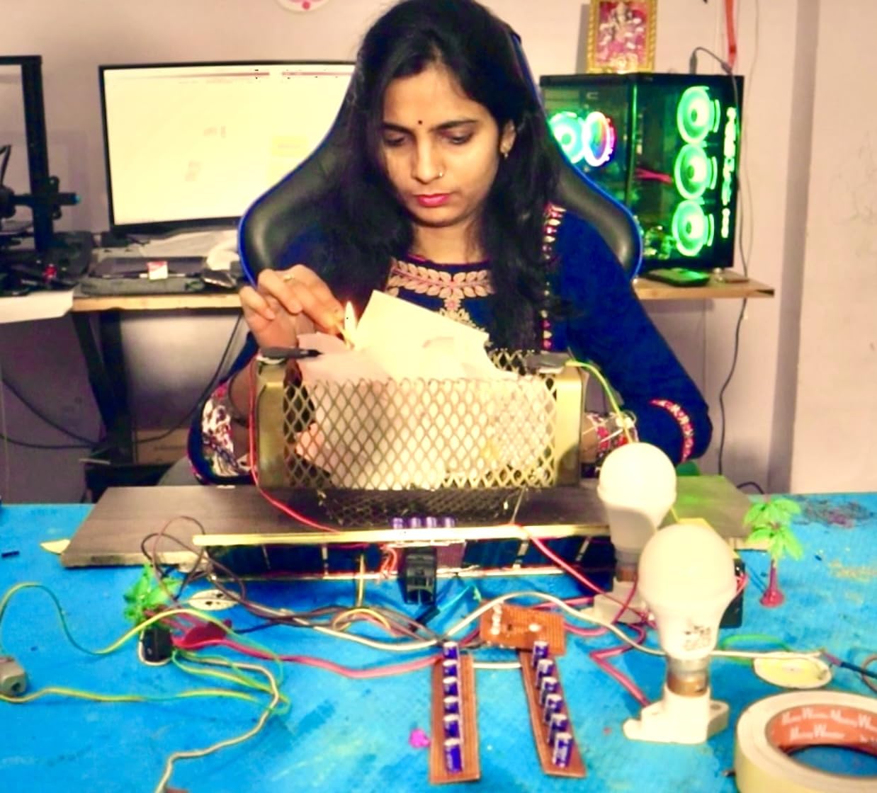 Generate Electricity By Waste Materials Inspire Award Project Kit Box ...