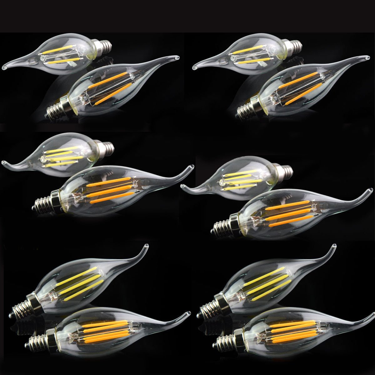 Buy Generic E14 : 6W : 1PCS : Pure White : 110V : Dimmable E12 E14 ...