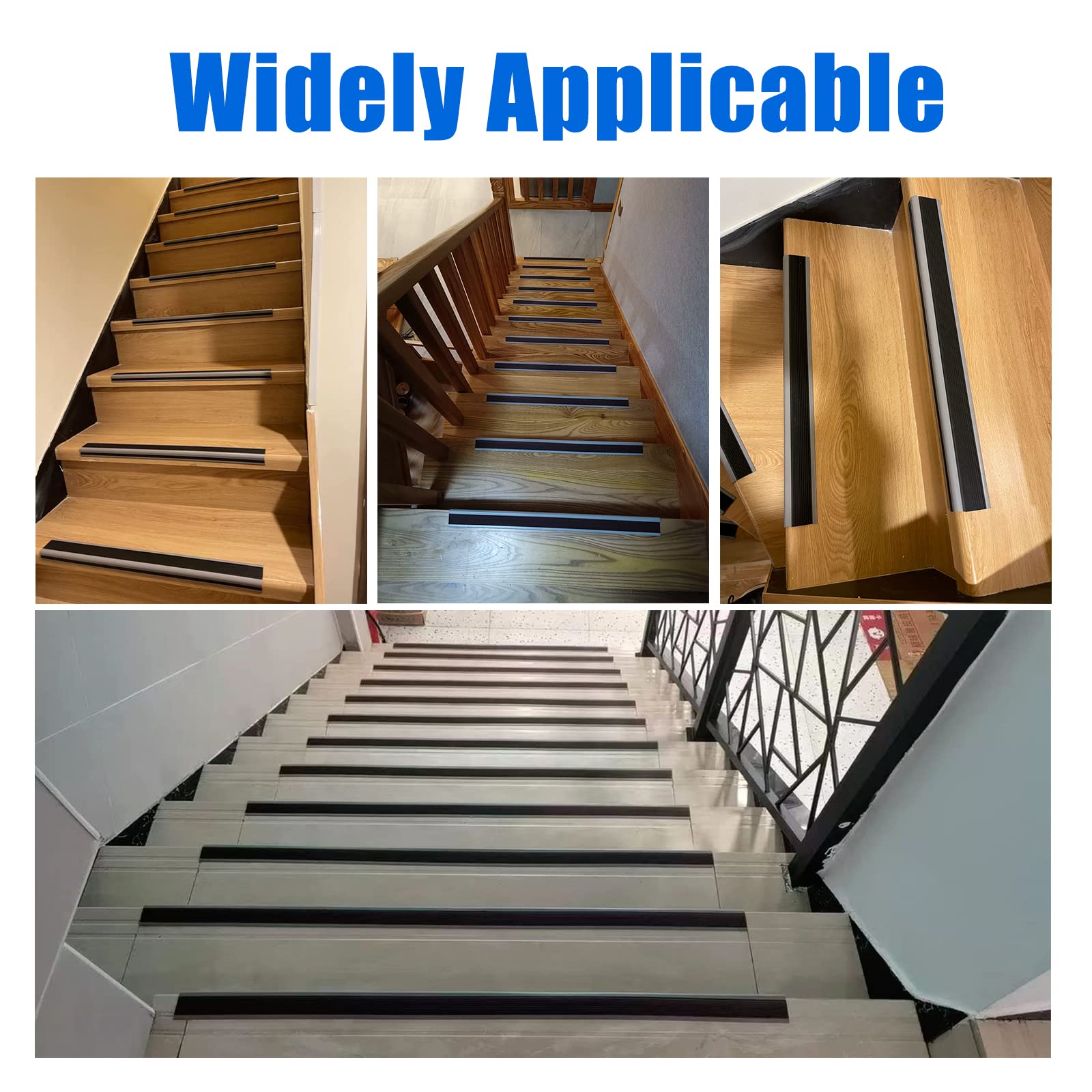 Snapklik.com : Socein Vinyl Stair Nosing, Stair Edging, Stair Edge ...