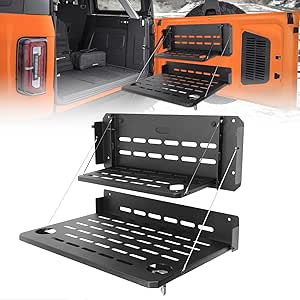 Amazon.com: RVGIVE Upgraded Rear Door Tailgate Table with MOLLE Panel ...