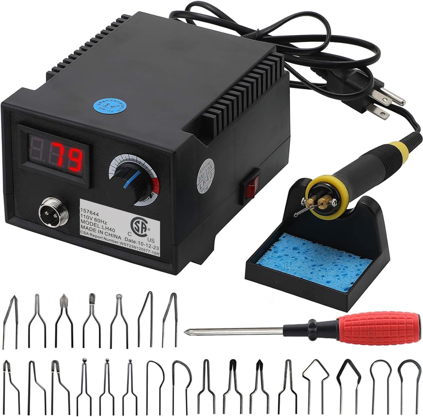 TOPWOOZU Professional Wood Burning Kit, Pyrography Pen WoodBurning ...