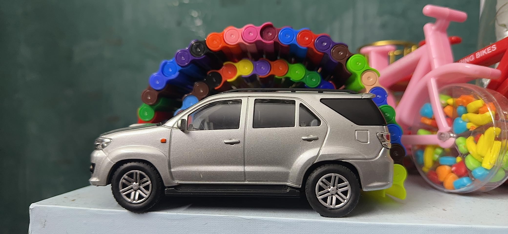 S.D.R.K Push Back Toyota Fortuner Car Toy Multicolor, Kid : Amazon.in ...