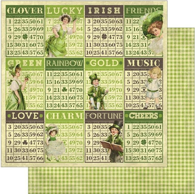 Amazon.com: Charmed Double-Sided Cardstock 12"X12"-#3 Bingo Cards ...
