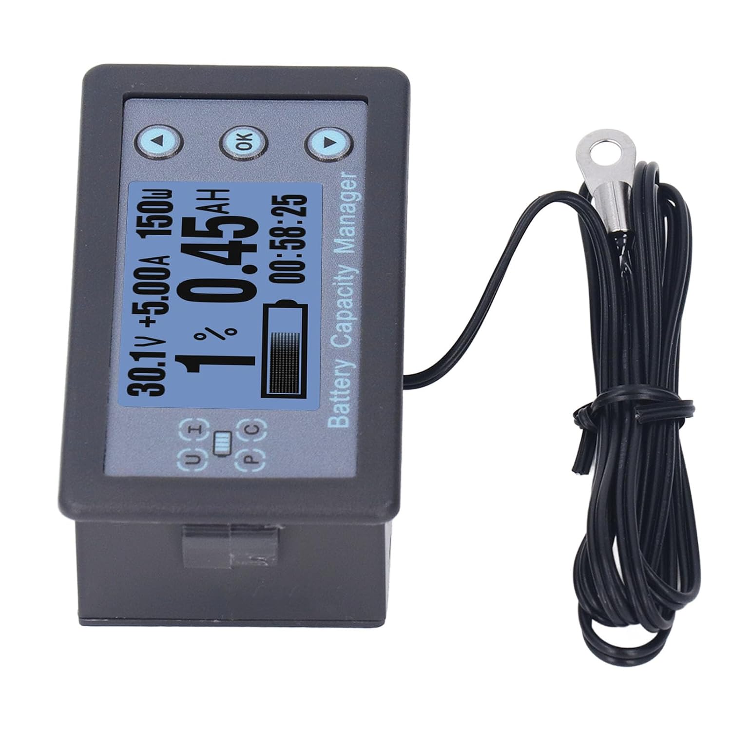 Battery Voltage Current Meter, Versatile Low Consumption LCD Display ...