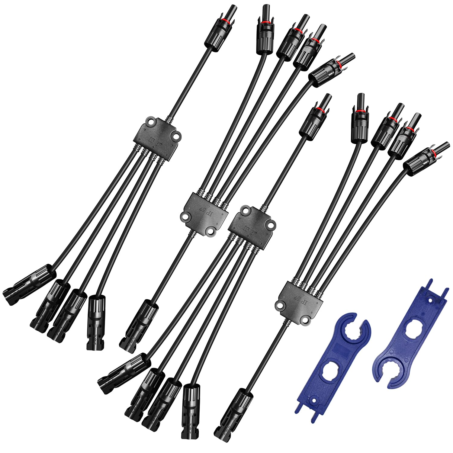 Snapklik.com : TOMSHIELE Y-Style Solar Connector 1000V DC FMMMM+MFFFF ...