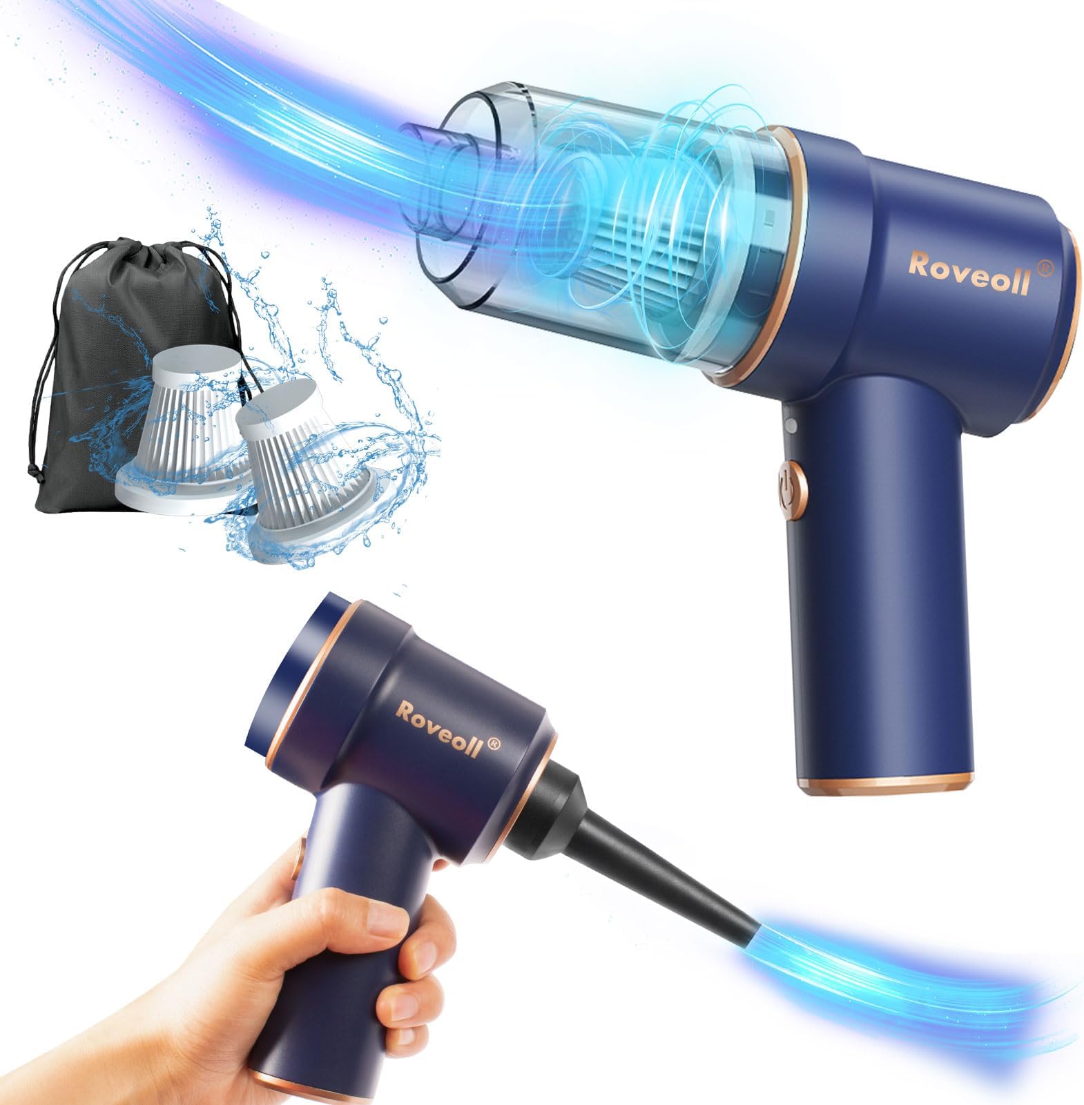 Amazon.com: Keyboard Cleaner Powerful Rechargeable Mini Vacuum Cleaner ...