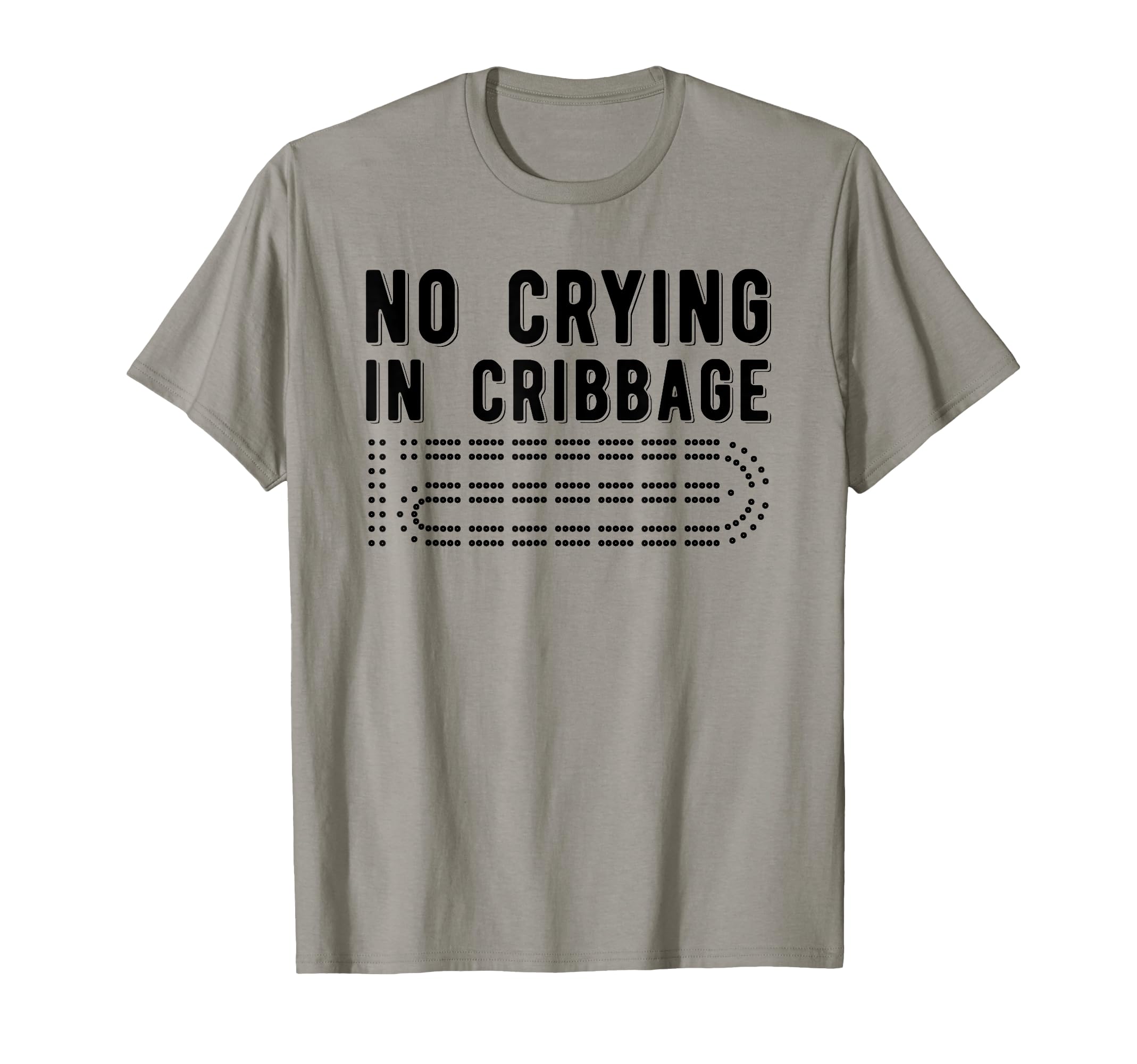 Amazon.com: Cribbage T-Shirt, Peg Board Card Game Tee Apparel T-Shirt ...