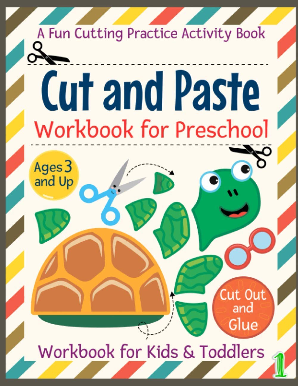 Buy Cut and Paste Workbook for Preschool: Scissor Skills Cut Out and ...
