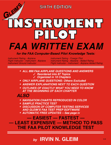 Amazon.com: Instrument Pilot FAA Written Exam: 9780917539534: Irvin N ...