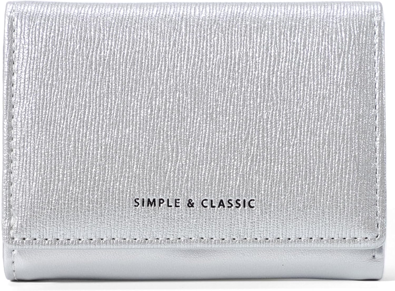 Sminra Womens Wallet Small Trifold Slim Pearlescent Trendy Leather ...