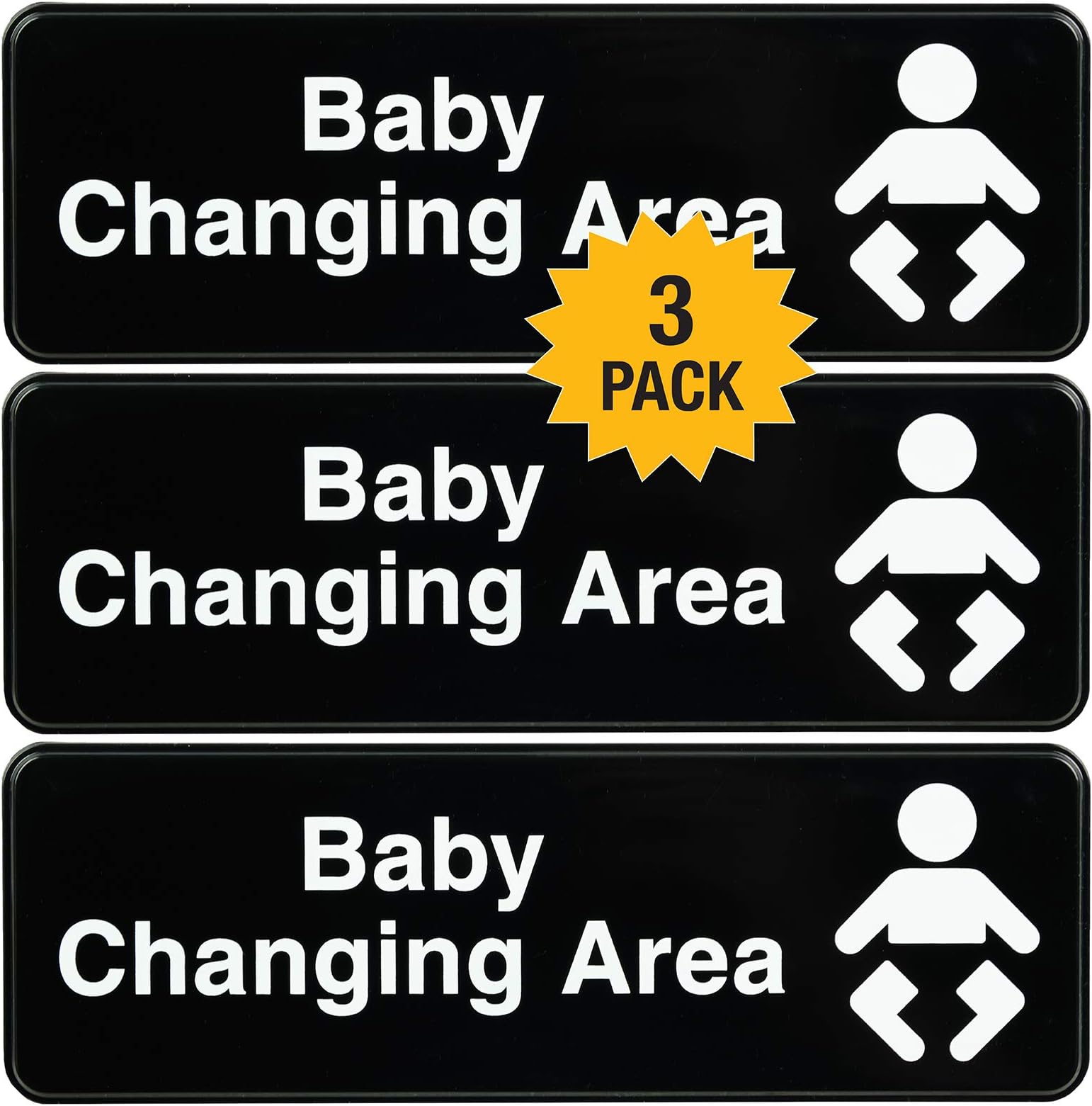 Amazon.com: Excello Global Products Baby Changing Station Sign: Easy to ...
