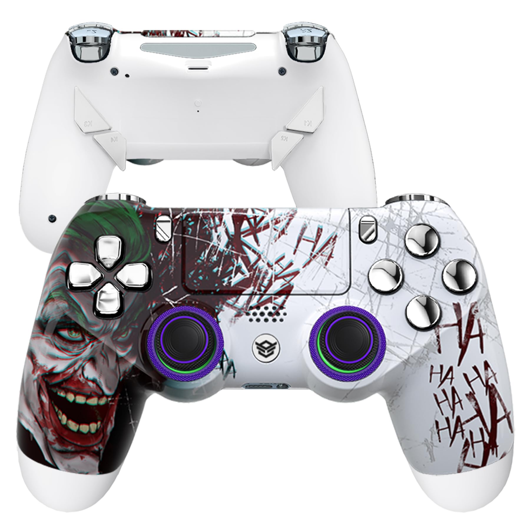Amazon.com: HEXGAMING NEW EDGE Wireless Controller Compatible with ps4 ...