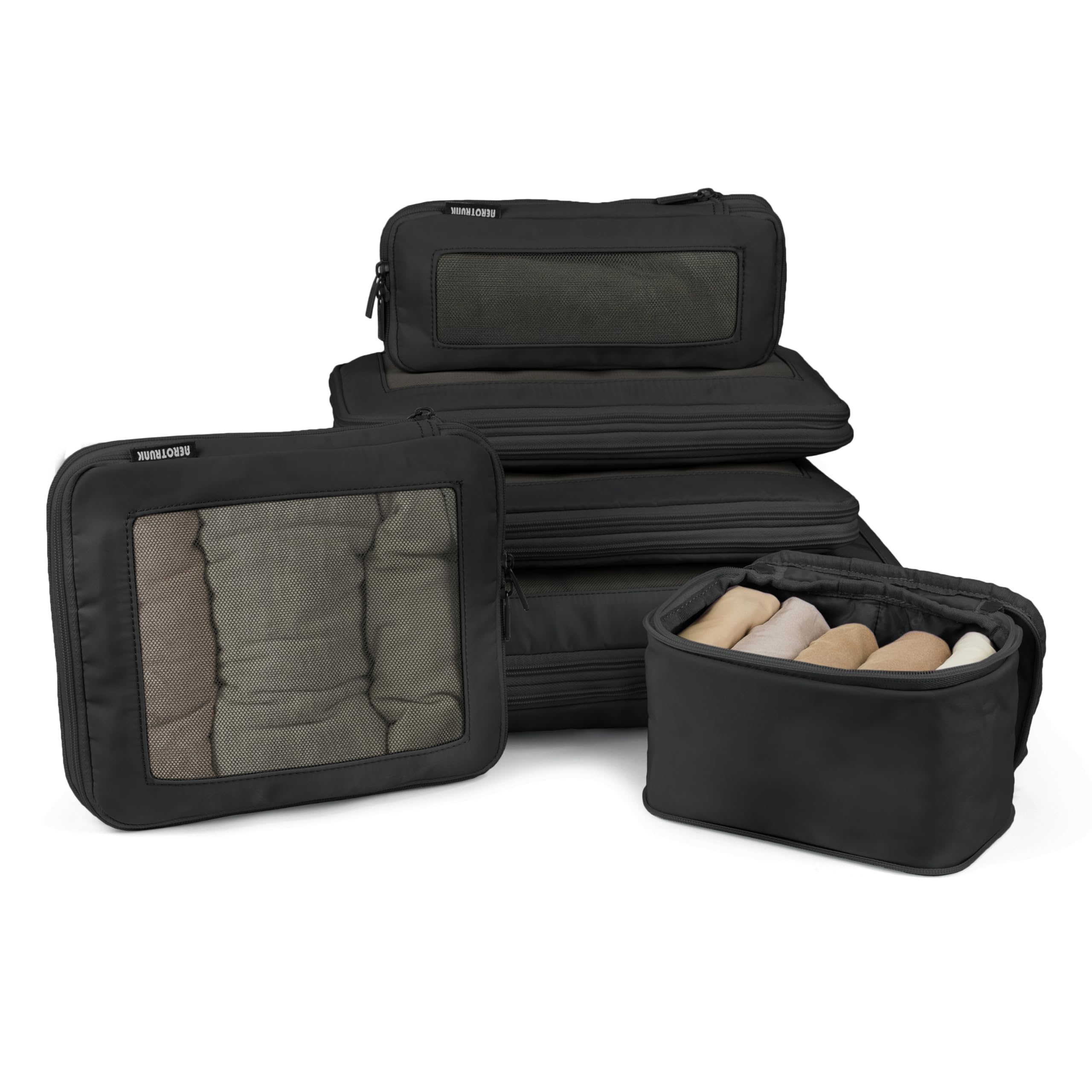 Amazon.com: Aerotrunk Compression Packing Cubes for Travel - Luggage ...