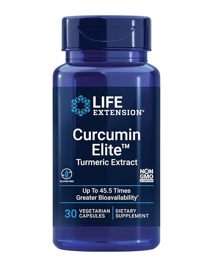 Life Extension Curcumin Elite Turmeric Extract, 30 Veg Caps : Amazon.in ...
