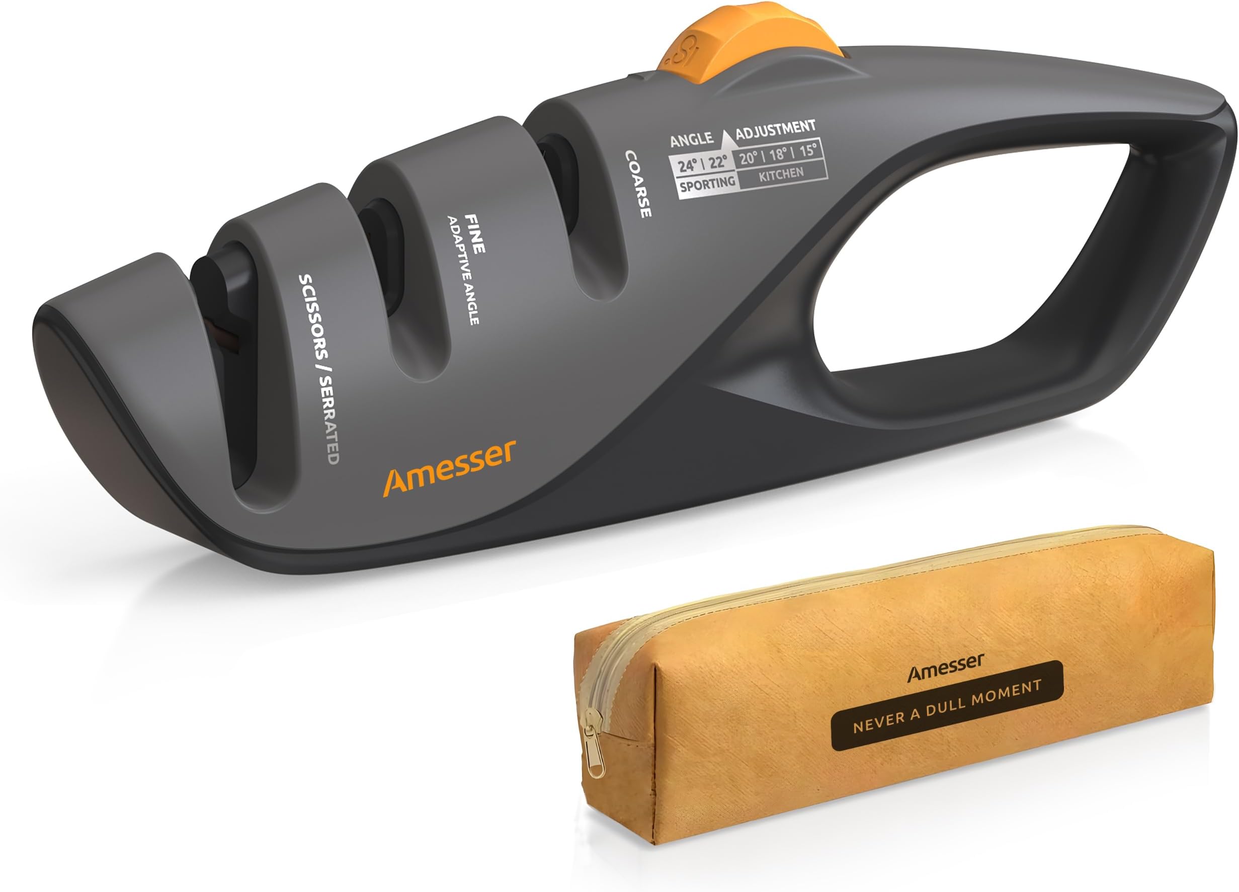 Amazon.com: Orange Ninja 4-Stage Knife Sharpener & Sharp Pebble Premium ...