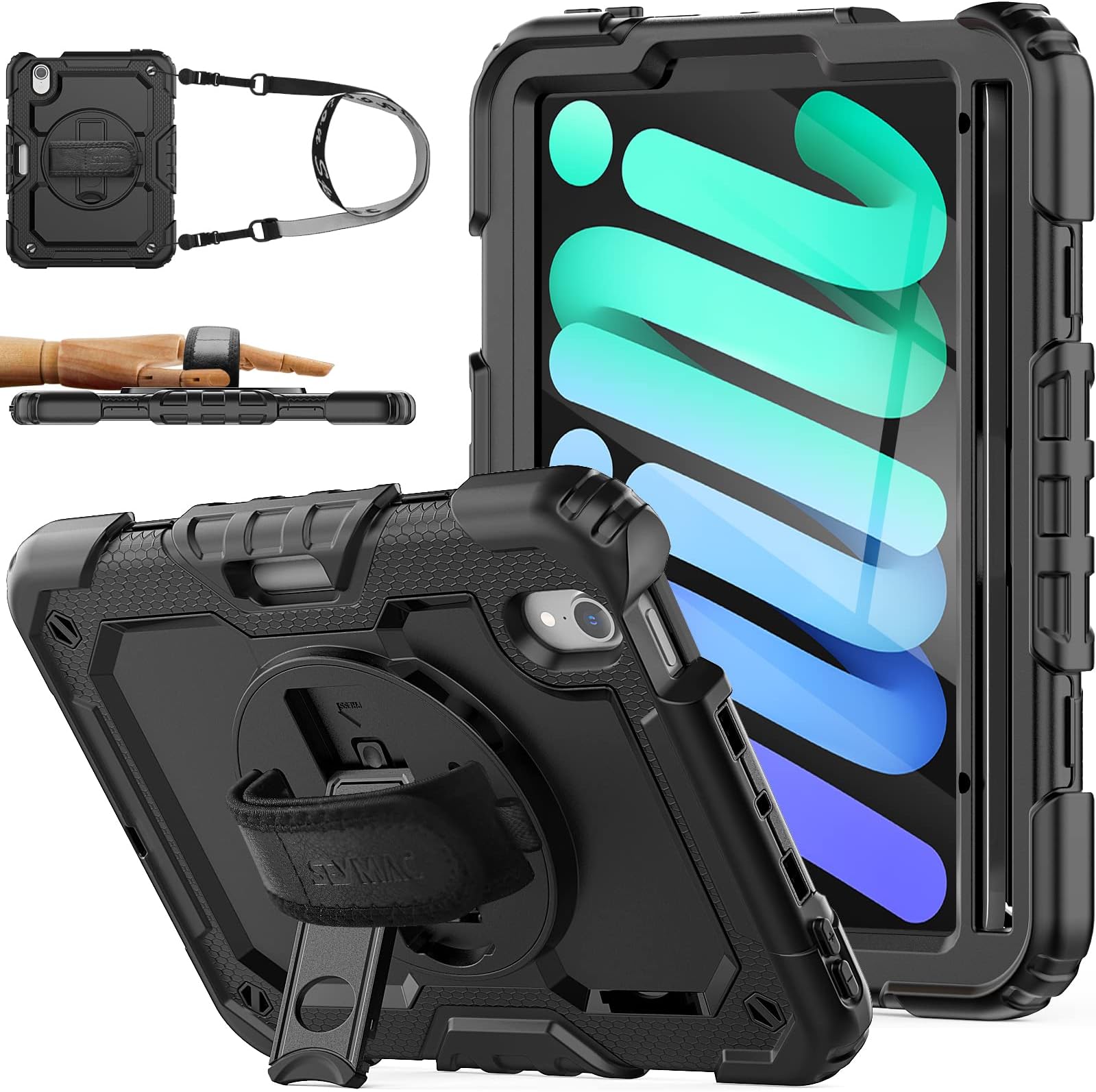 Amazon.com: Transy for iPad Mini 6 Case - Waterproof Case for iPad Mini ...