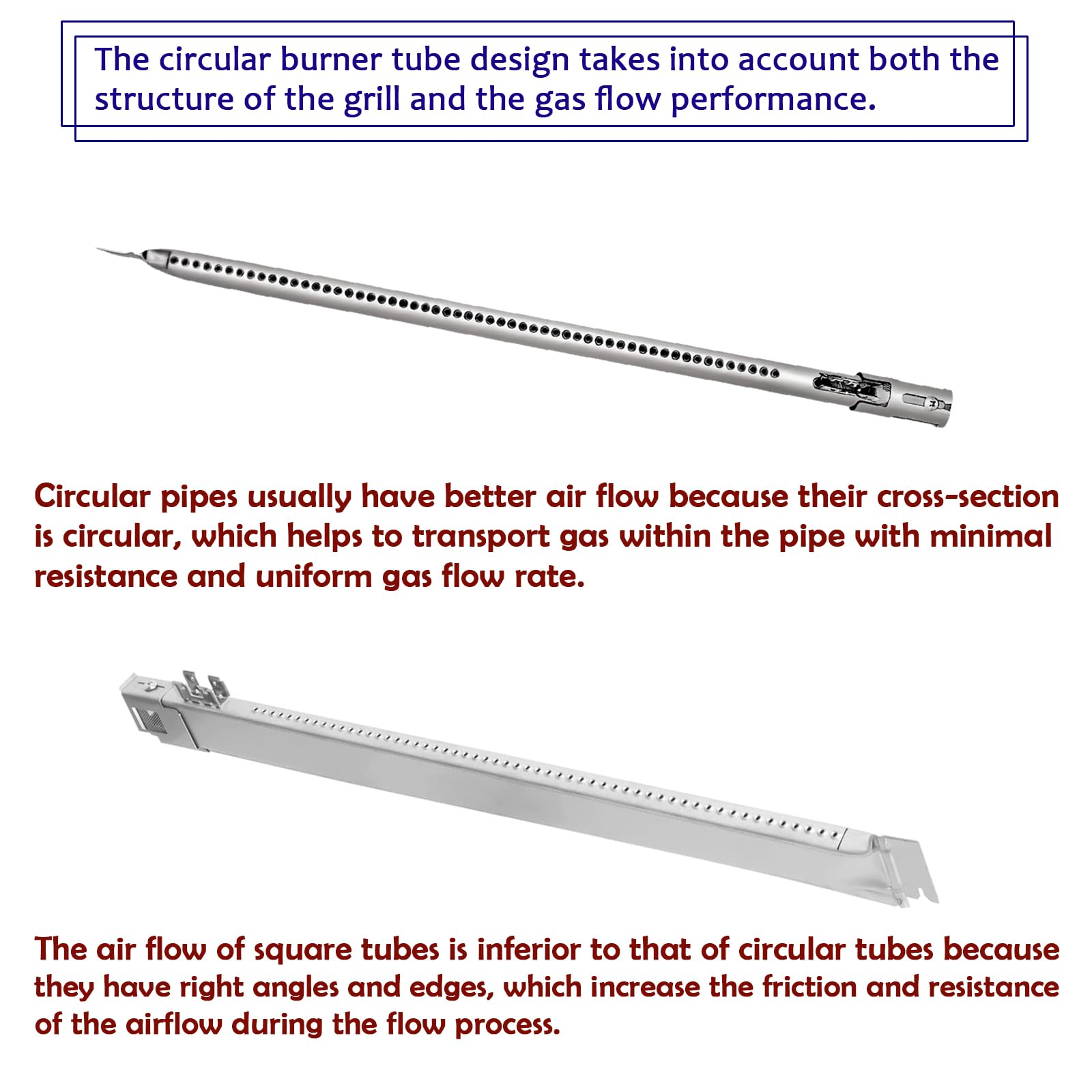 Snapklik.com : YOUFIRE 3 Burner Tube Kit For Genesis II 310 Series Gas ...