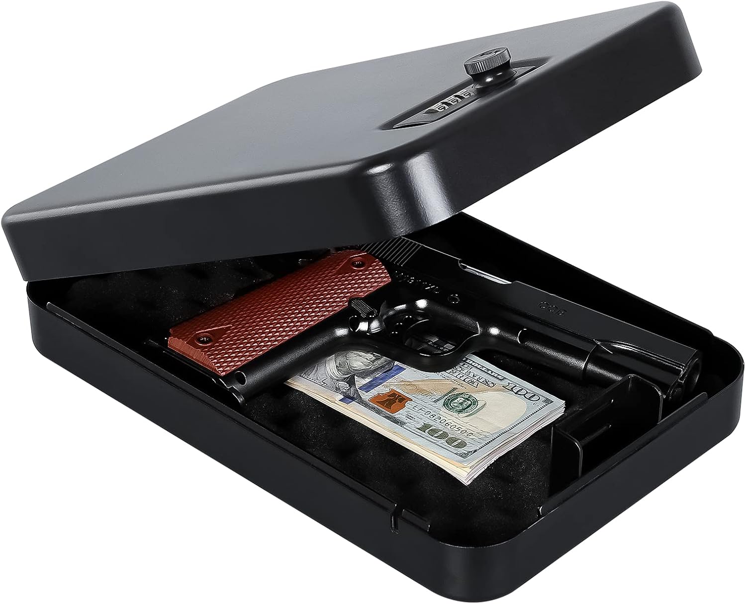Amazon.com: KYODOLED Large Gun Safe Box with Combination Lock,Safe ...