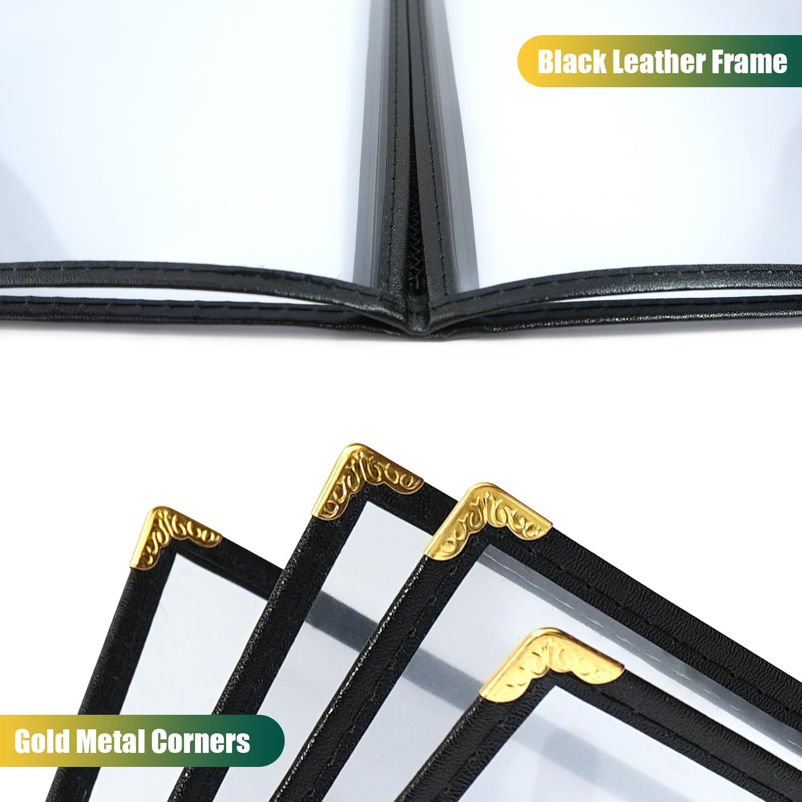 Snapklik.com : 1 Pack Menu Cover 8.5 X 11 Inch Menu Holders 4 Page 8 ...