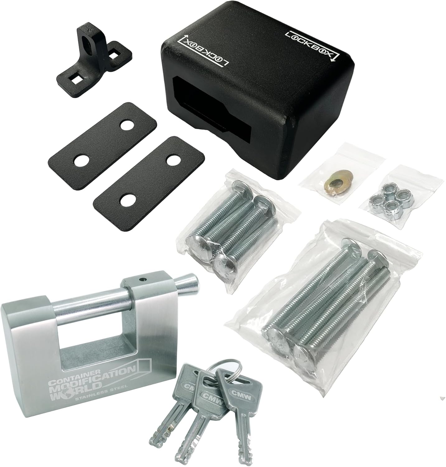 Container Modification World® - Universal Lock Box for Left and Right Hand Doors, Shipping ...