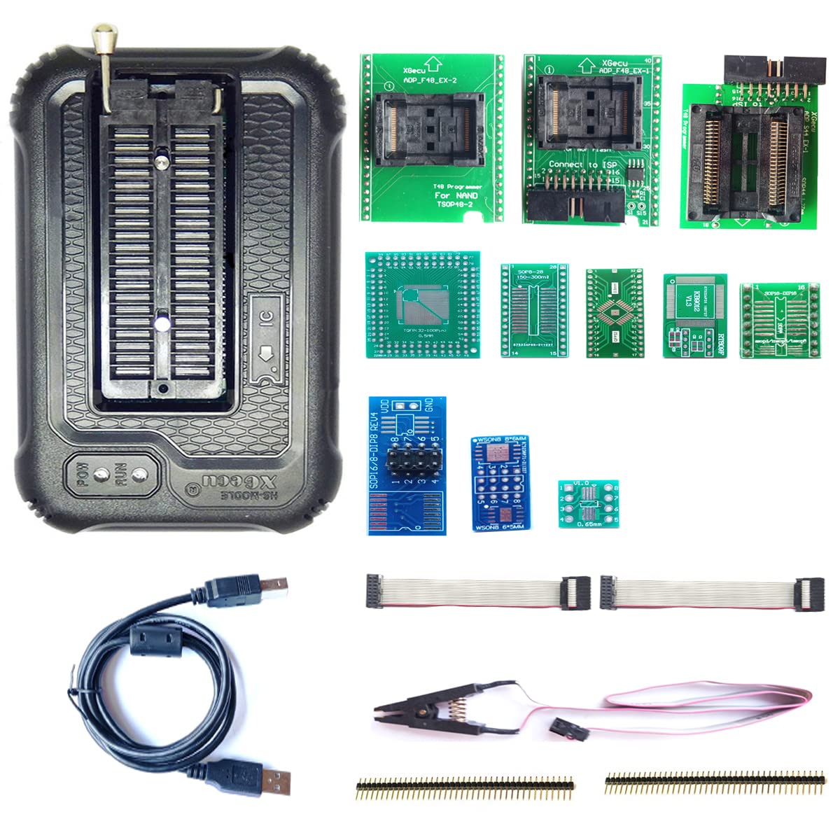 Buy Xgecu T48 eprom Programmer+11 adapters T48 [TL866-3G] Universal Programmer TL866II ...
