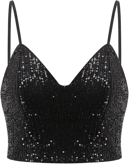 Erinaco Women's Rhinestone Diamond Tank Top Color Beaded Sling Tube Top ...