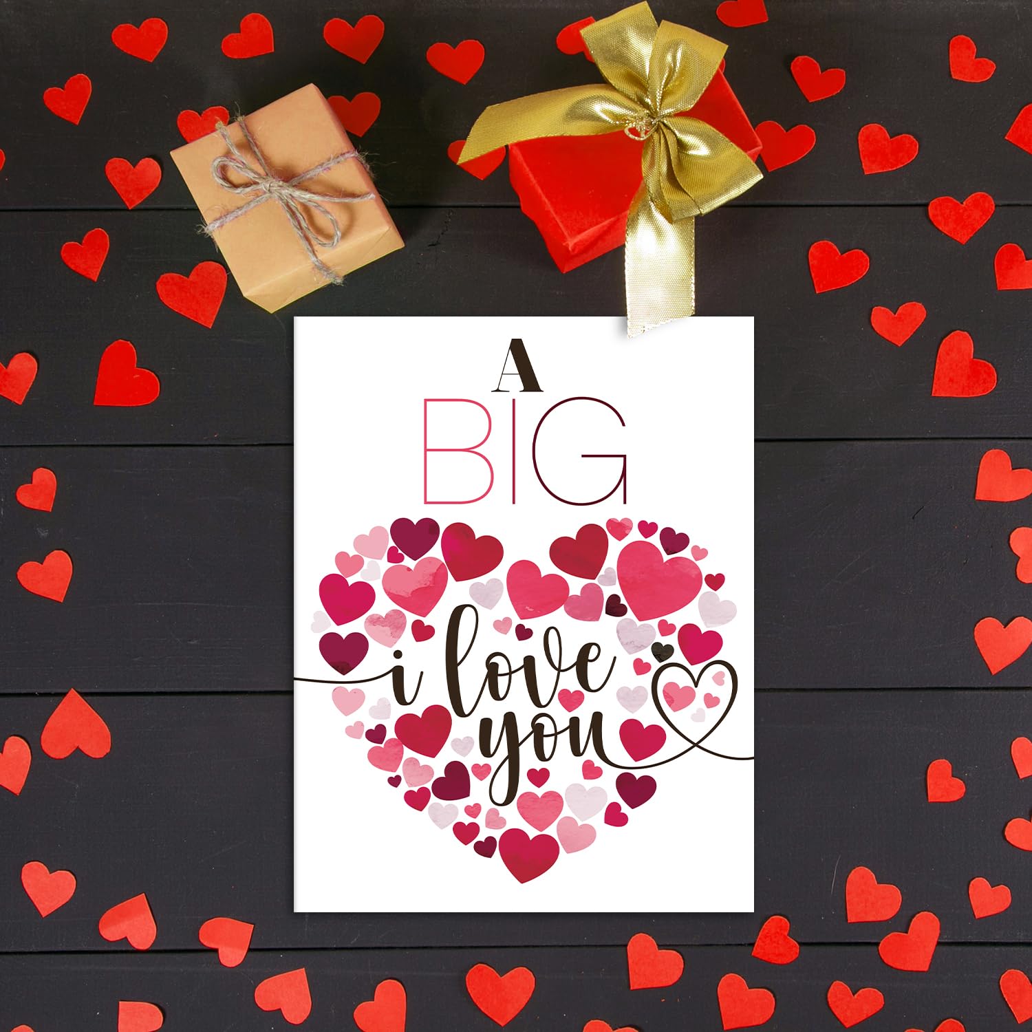 Snapklik.com : "A Big I Love You" Big Valentines Day Greeting Cards And ...
