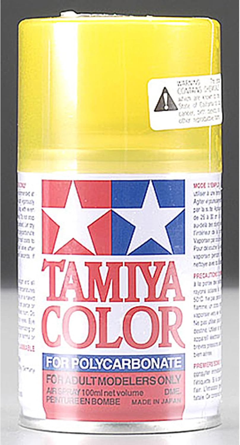 Amazon.com: Tamiya 86042 PS-42 Translucent Yellow Spray Paint, 100ml ...