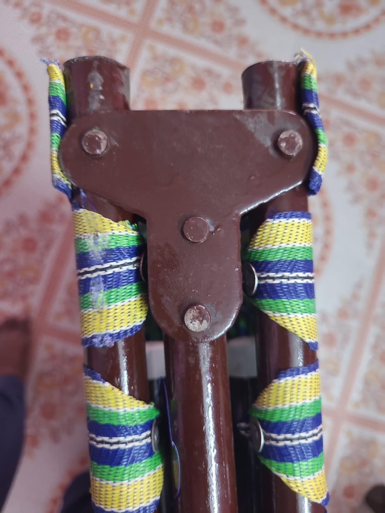 bharat traders Portable Single Folding Bed Heavy Duty Frame, Khat, Cot ...