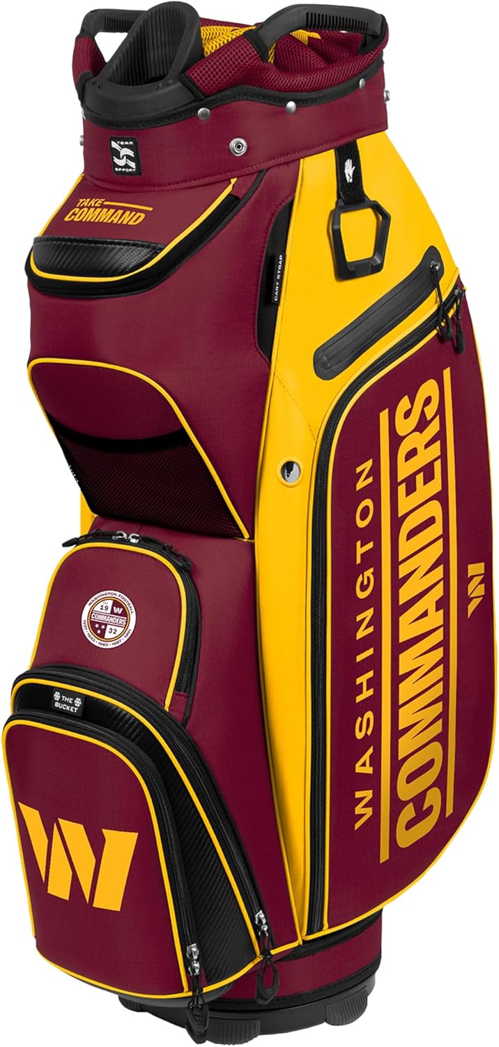 Amazon.com : WinCraft NFL Bucket III Cooler Cart Golf Bag : Sports ...