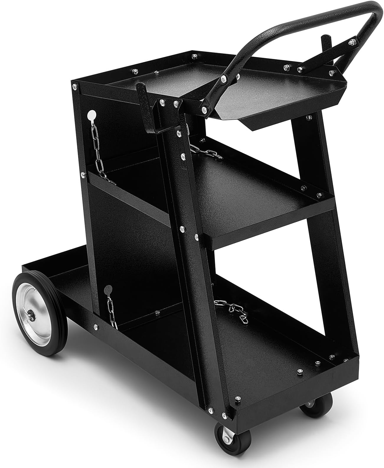 With Swivel Wheels VEVOR 3-Tier Welding Cart With 360° Swivel Wheels ...