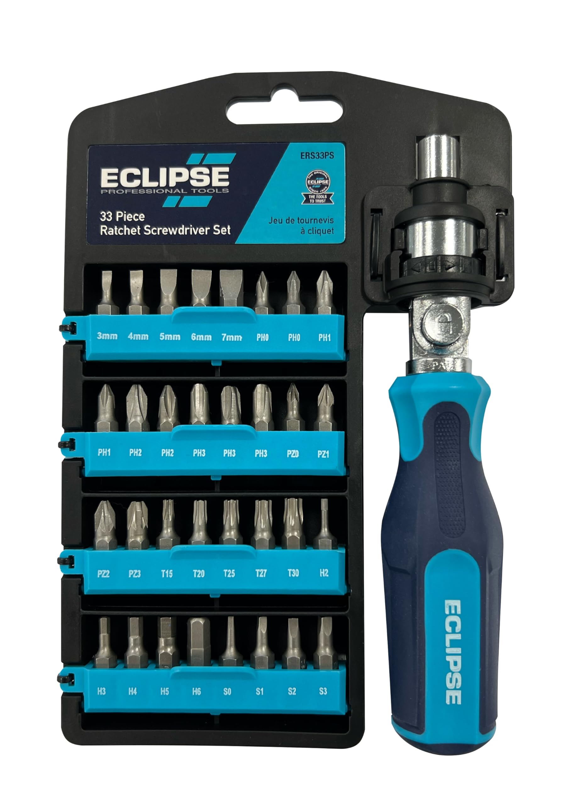 Eclipse Professional Tools ERS33PS 33 Piece Ratchet Screwdriver Set : Amazon.co.uk: DIY & Tools