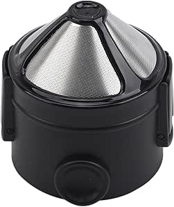 Amazon.com: QXPDD Pour Over Coffee Maker Strainers Cup, Reusable Cone ...