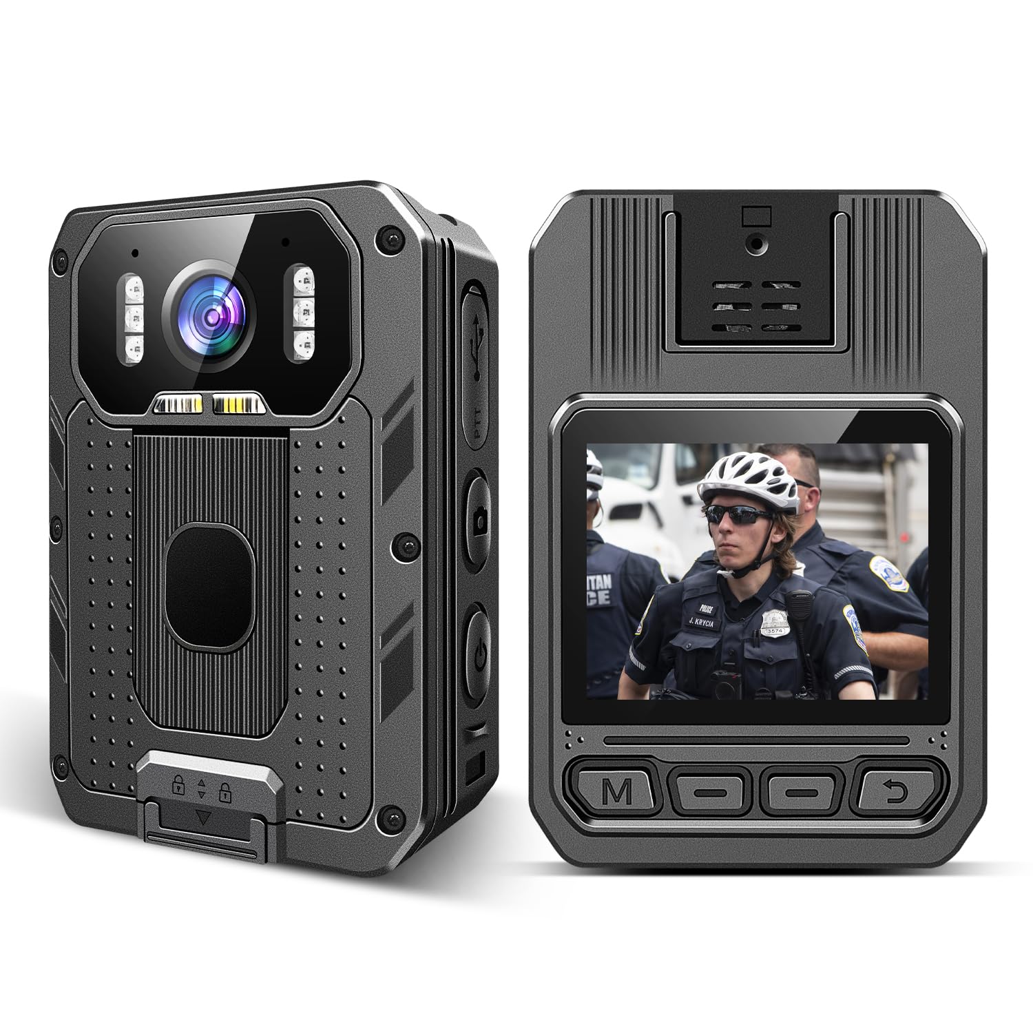 Amazon.com: SYDYAM 4K HD Body Camera, 256GB Body Cam with Two 2350mAh ...