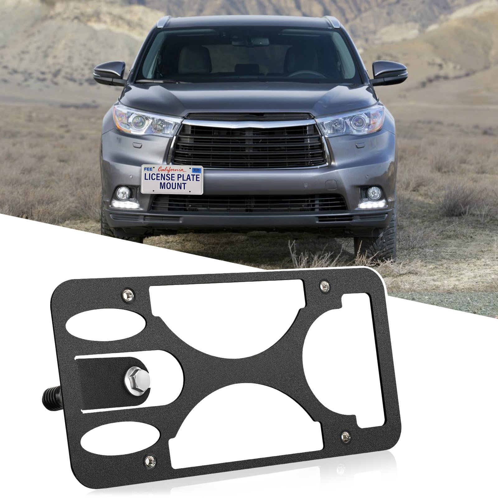 Snapklik.com : Front License Plate Holder Compatible