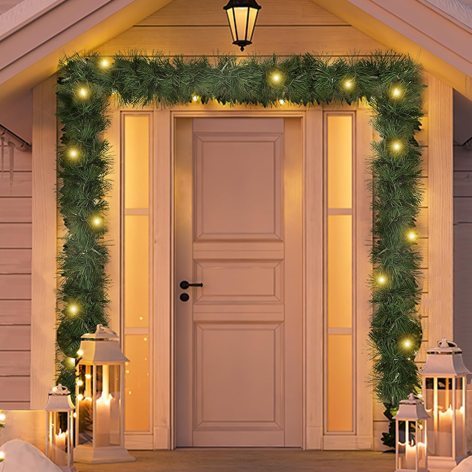 Amazon.com: 16 Ft Christmas Garland Decorations, Christmas Garland ...