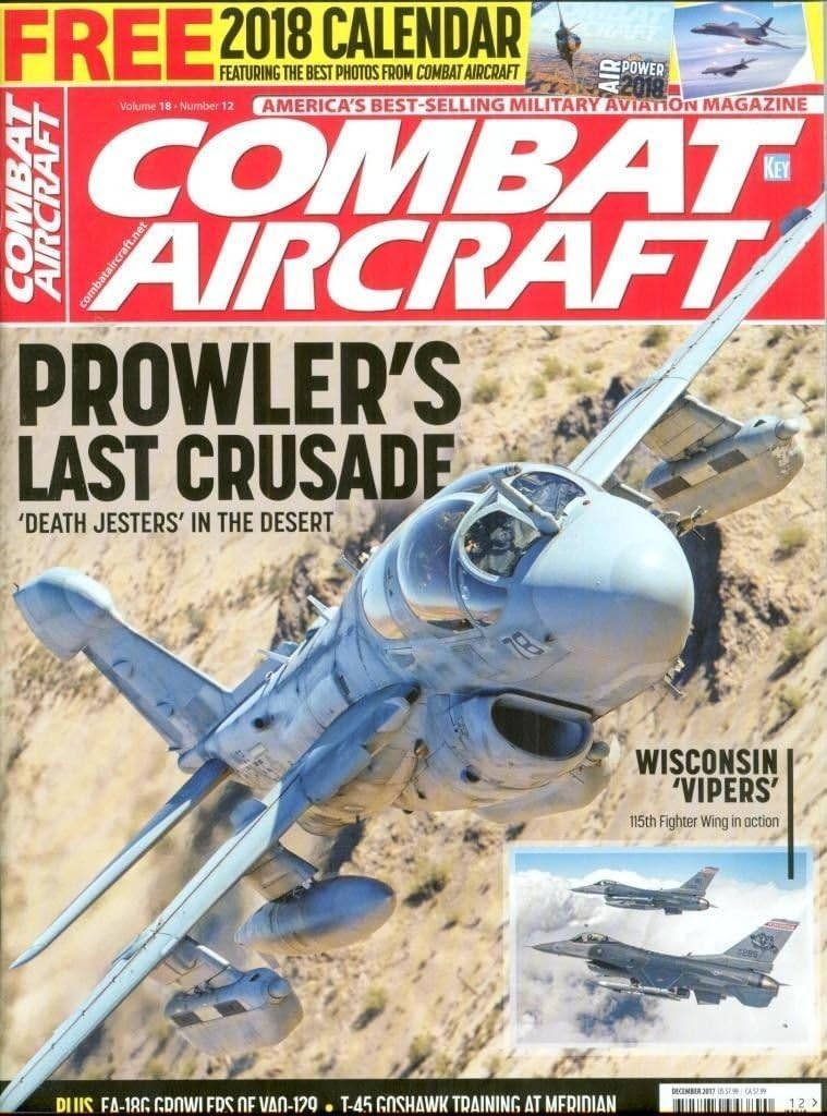Amazon.com: COMBAT AIRCRAFT MAGAZINE DEC 2017, W/ FREE 2018 CALENDAR ...
