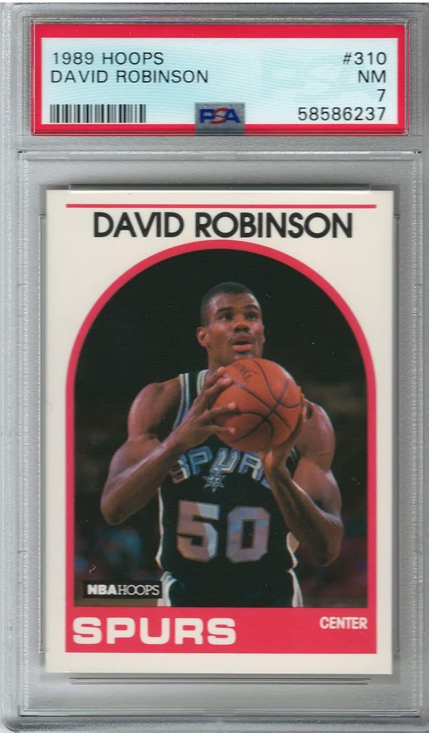 Amazon.com: PSA NM 7 1989 Hoops David Robinson Rookie Card ...