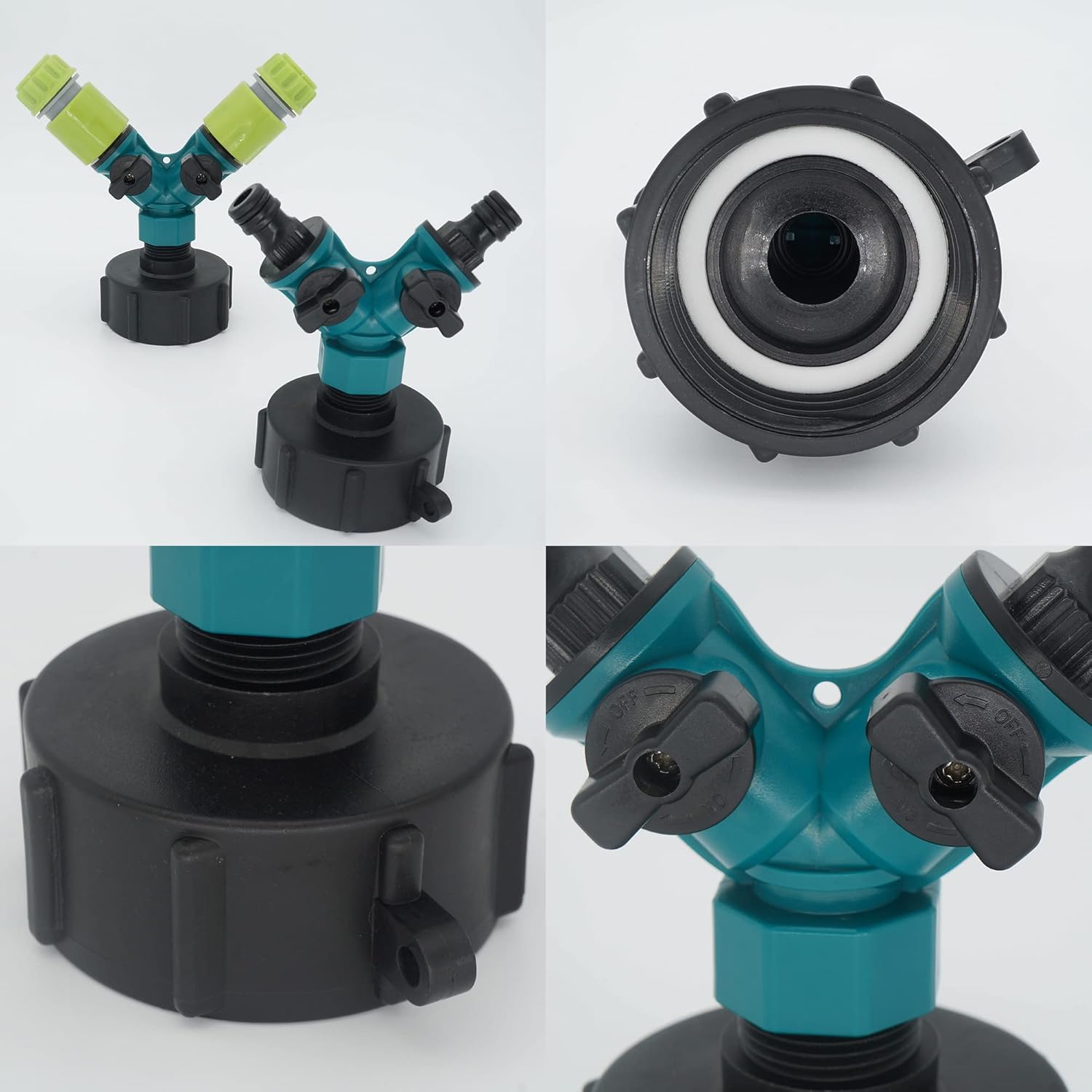 3/4″ Y Shaped Quick Valved Connector IBC Tank Adapter Tap Connector ...