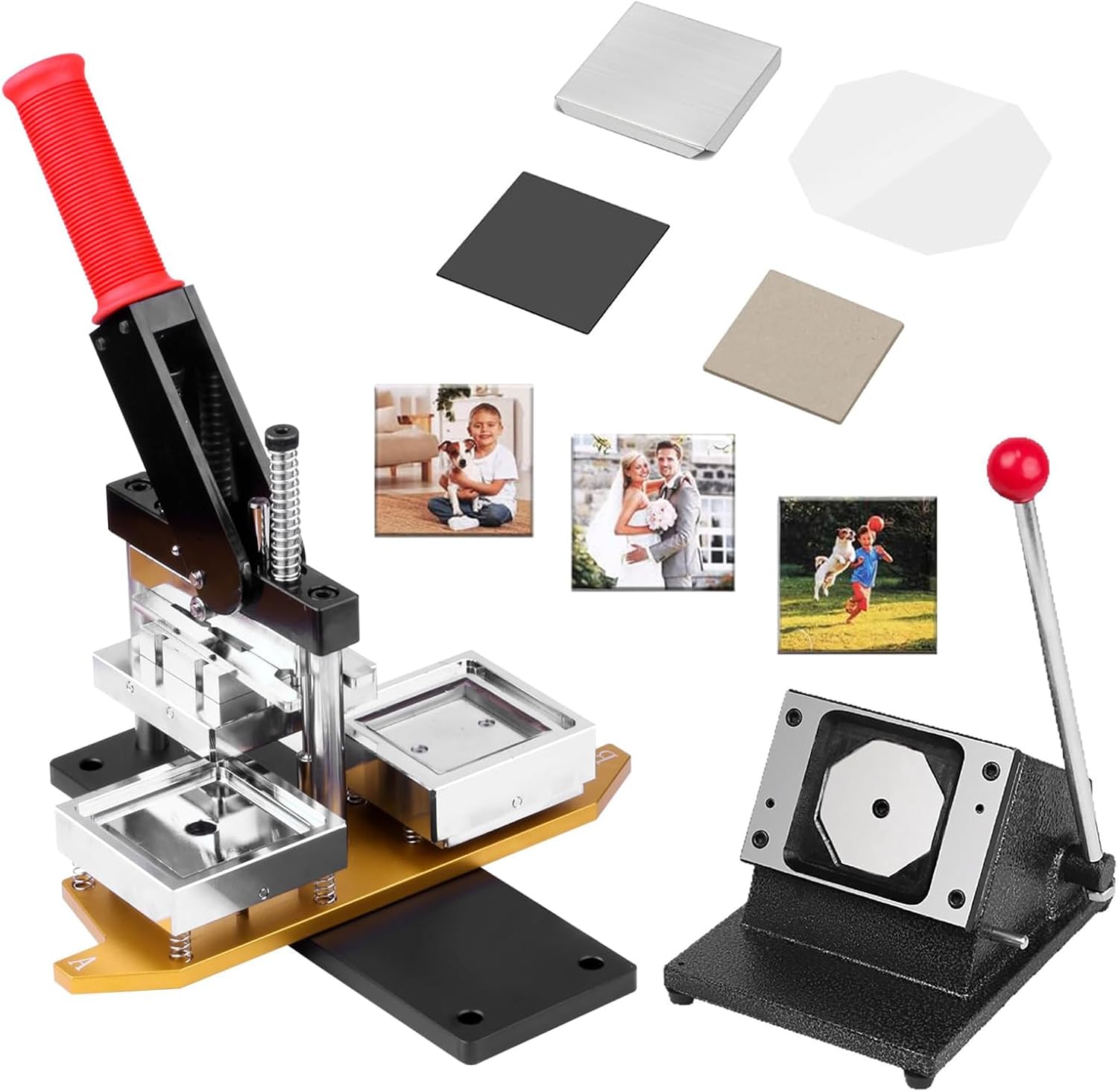 50x50mm Fridge Magnet Maker Machine, DIY Photo Magnet Making Machine ...