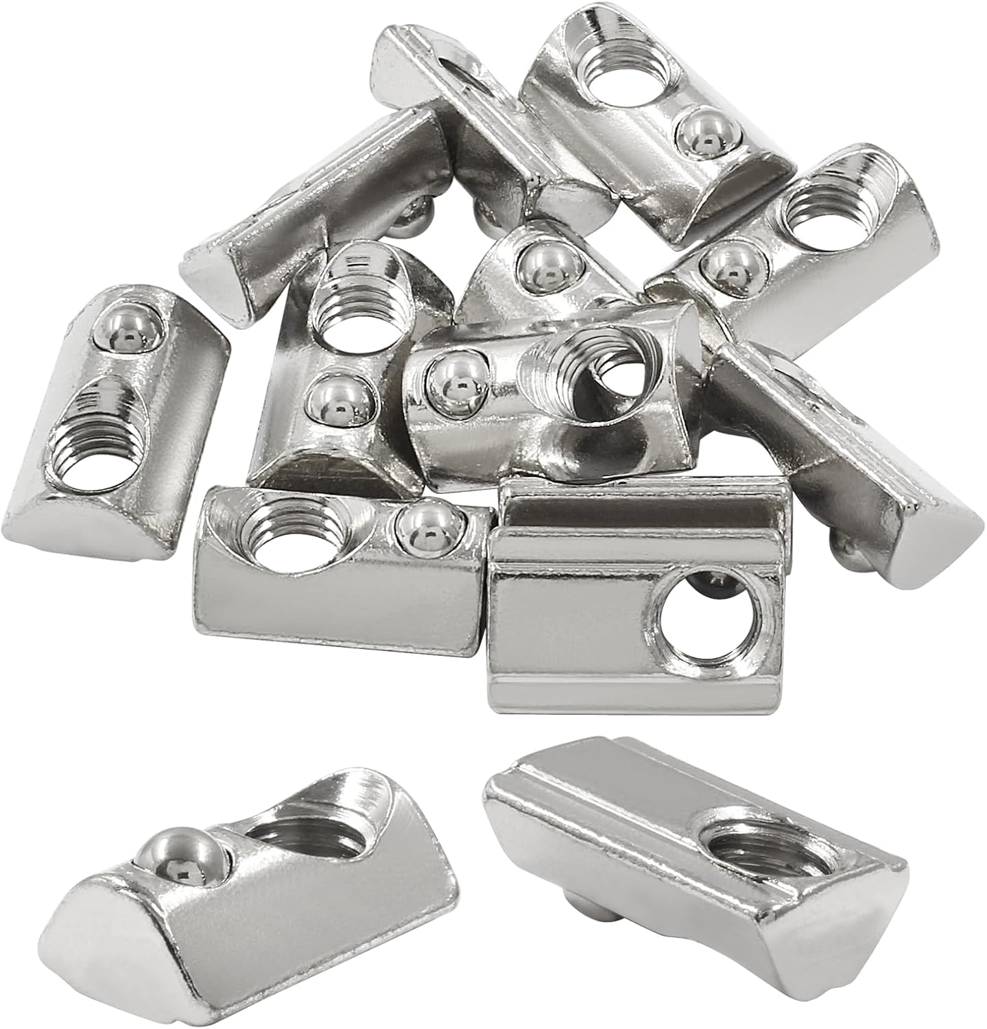 Amazon.com: Hitefu 12PCS Roll in Spring T Nuts, 4040 Series M8 Half ...