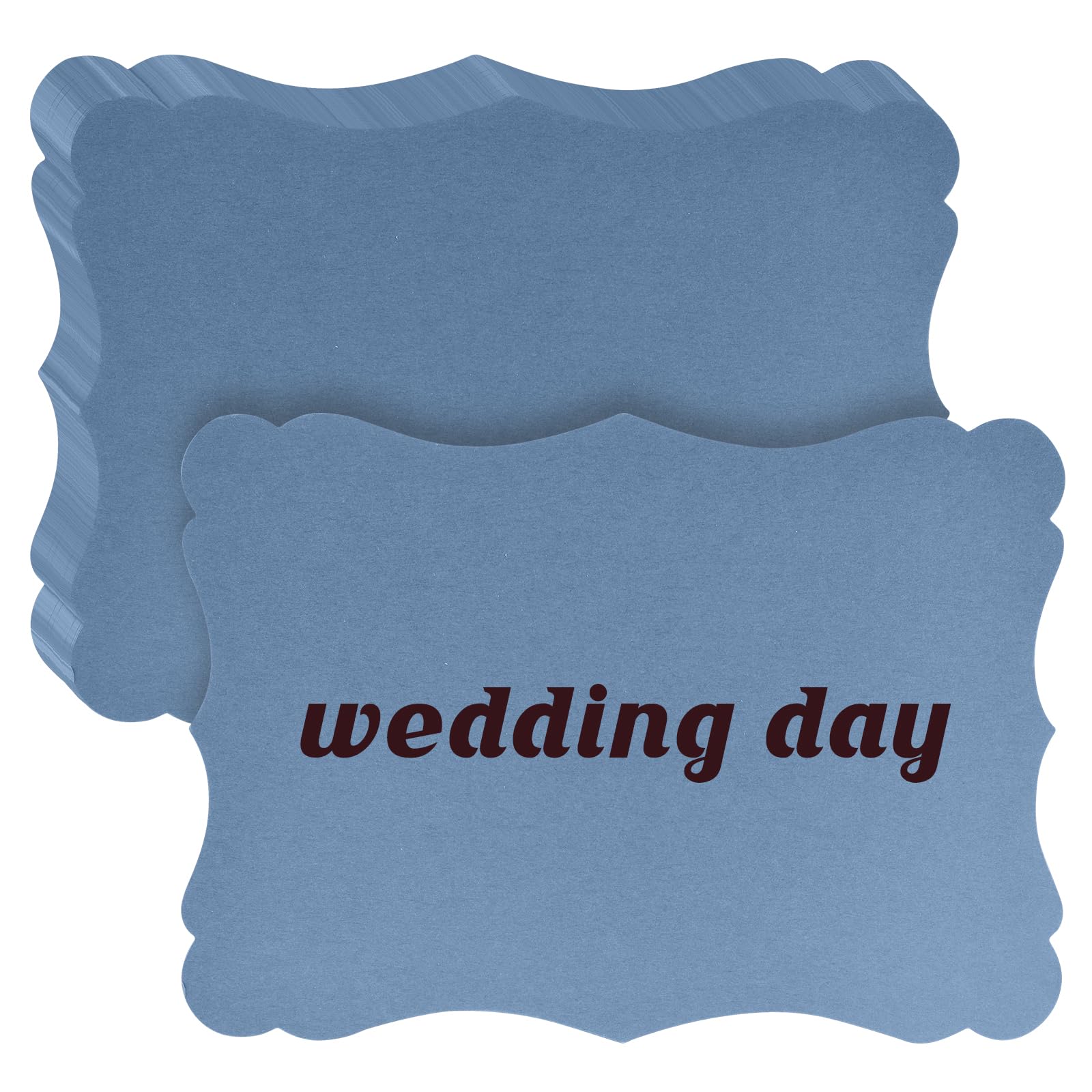 Amazon.com : 50 Pack Dusty Blue Invitation Cards 5x7 Cardstock Paper ...