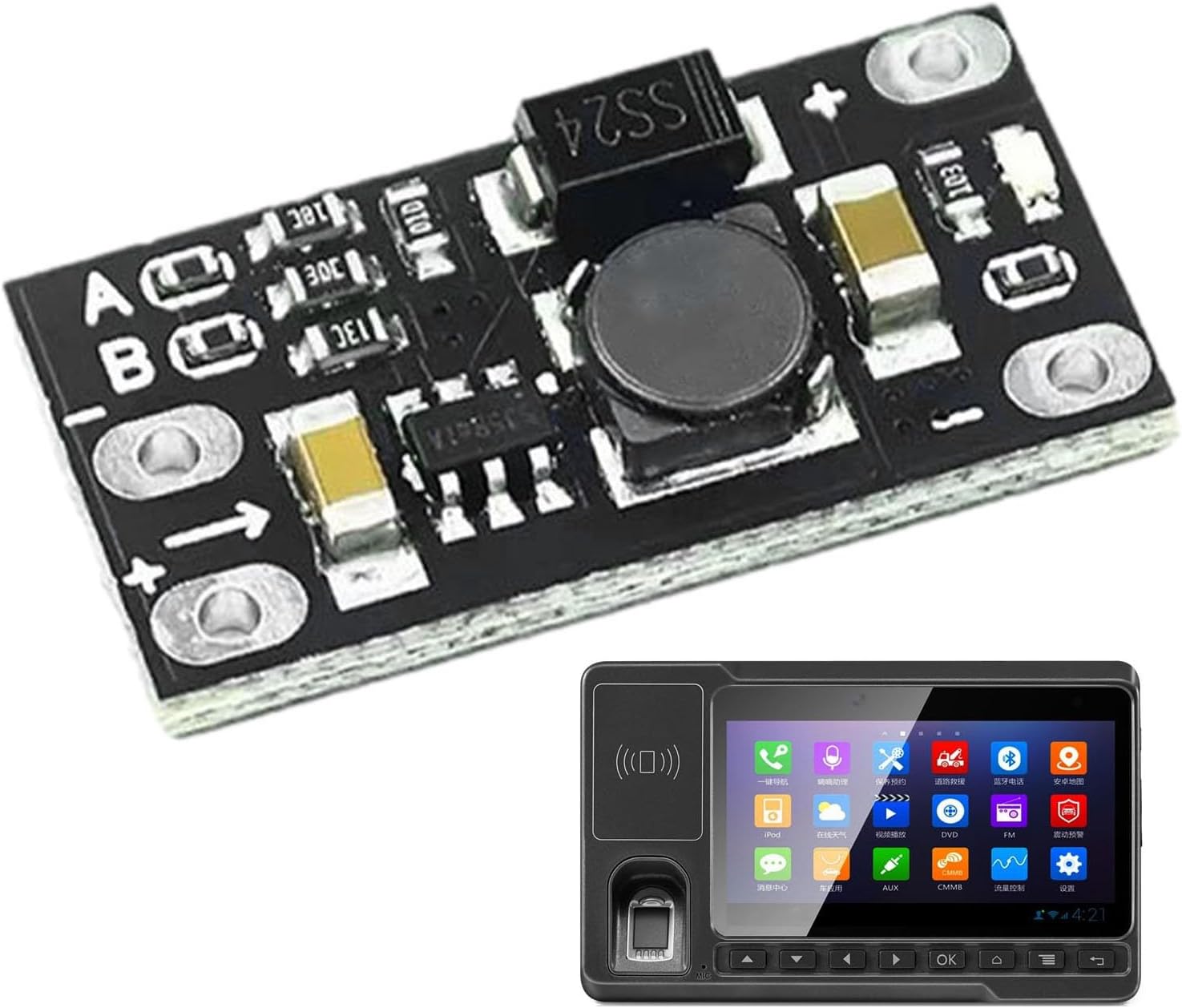 DC to DC Step-Up Module,DC-DC Step-Up 3.7v to 12v Module | 3.7v to 8V ...