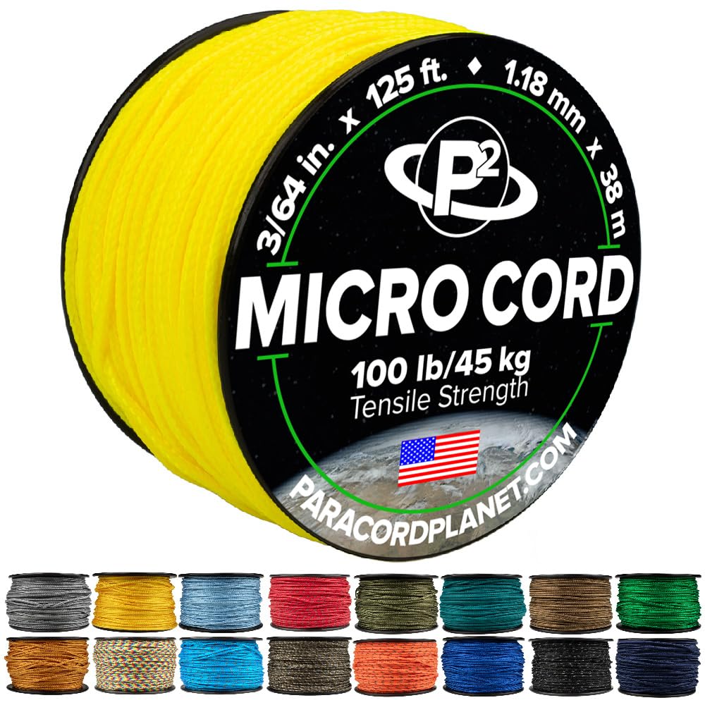 Amazon.com: Paracord Planet Micro Paracord – Thin Braided Cord for ...