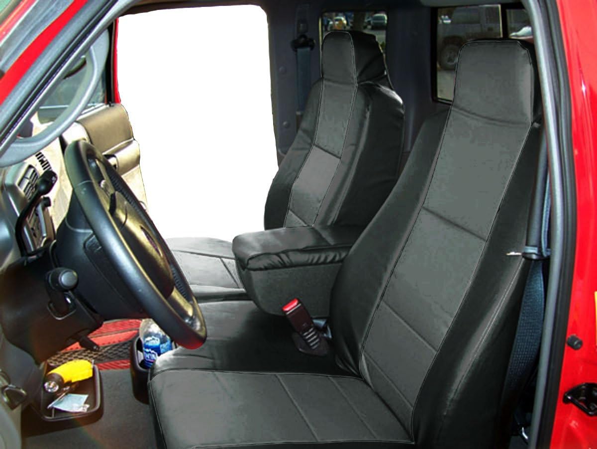 Amazon.com: Iggee Artificial Leather Custom Made Original fit Front ...