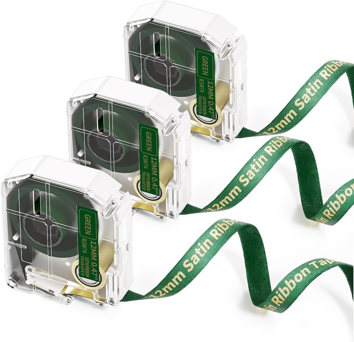 Phomemo M960 M950 Satin Ribbon Label Tapes x 3 - Compatible with ...